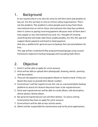 Pillar's of Pixel' | Project proposal | DOCX