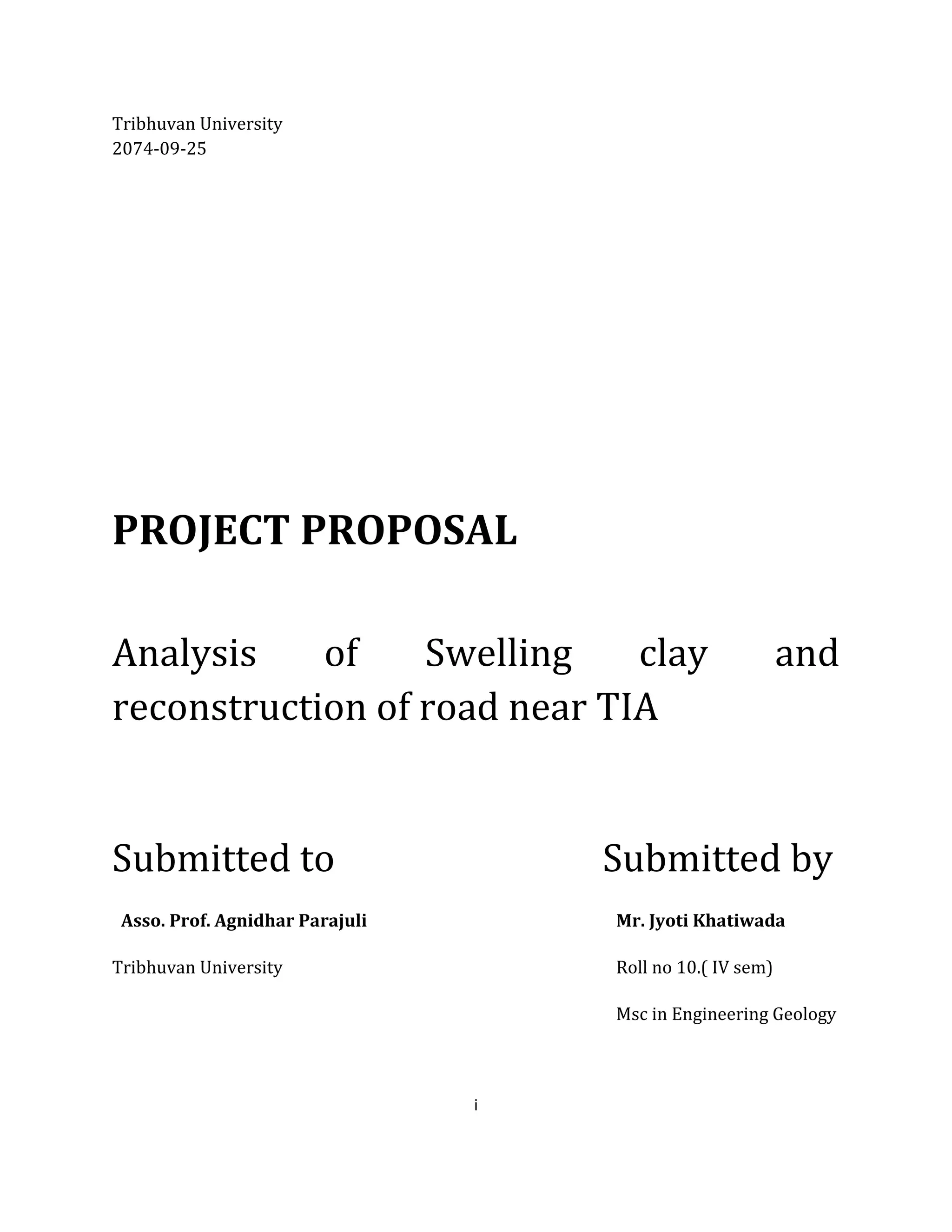 Project proposal | PDF
