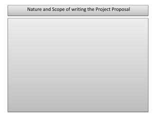 Project proposal | PPTX