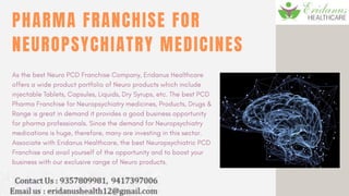 PCD Pharma Franchise for Neuropsychiatry Medicines | PPT