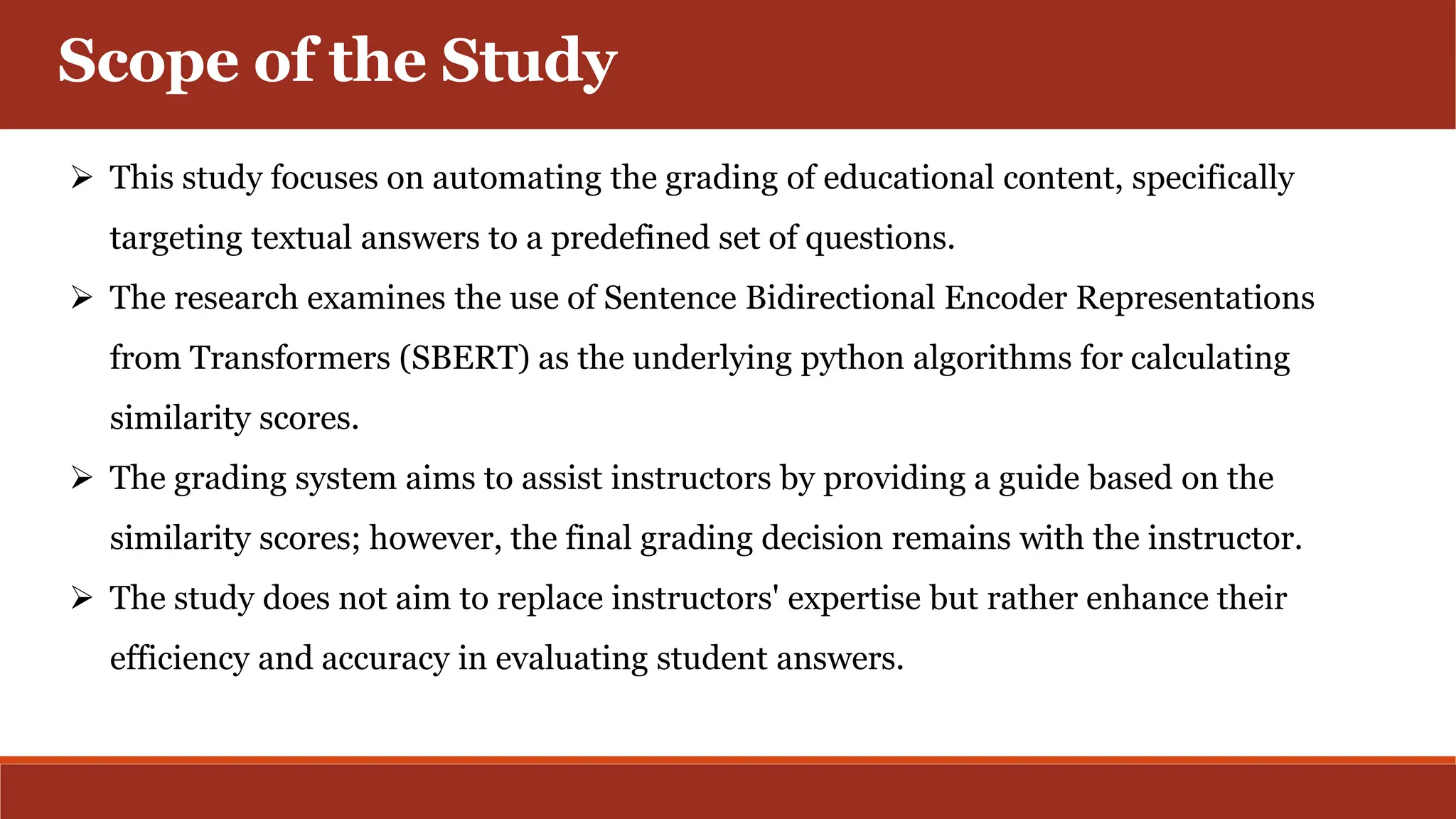 Automated Content Grading using machine learning and natural language processing | PPTX