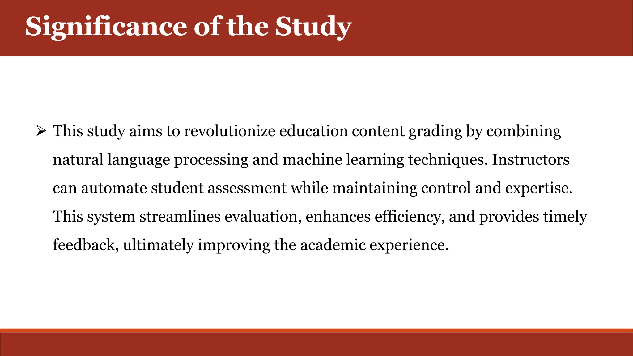 Automated Content Grading using machine learning and natural language processing | PPTX
