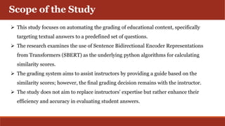 Automated Content Grading using machine learning and natural language ...