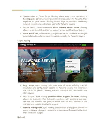 Best Palworld Server Provider | Updated Version | 2024 | PDF