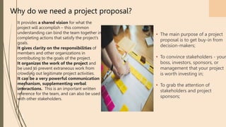 Lecture Presentation on Project Proposal | PPTX