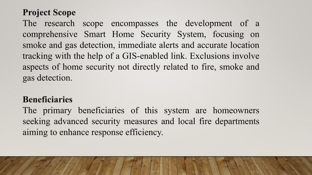 Smart Home Security Project Proposal.pptx | Home Security | Home & Garden