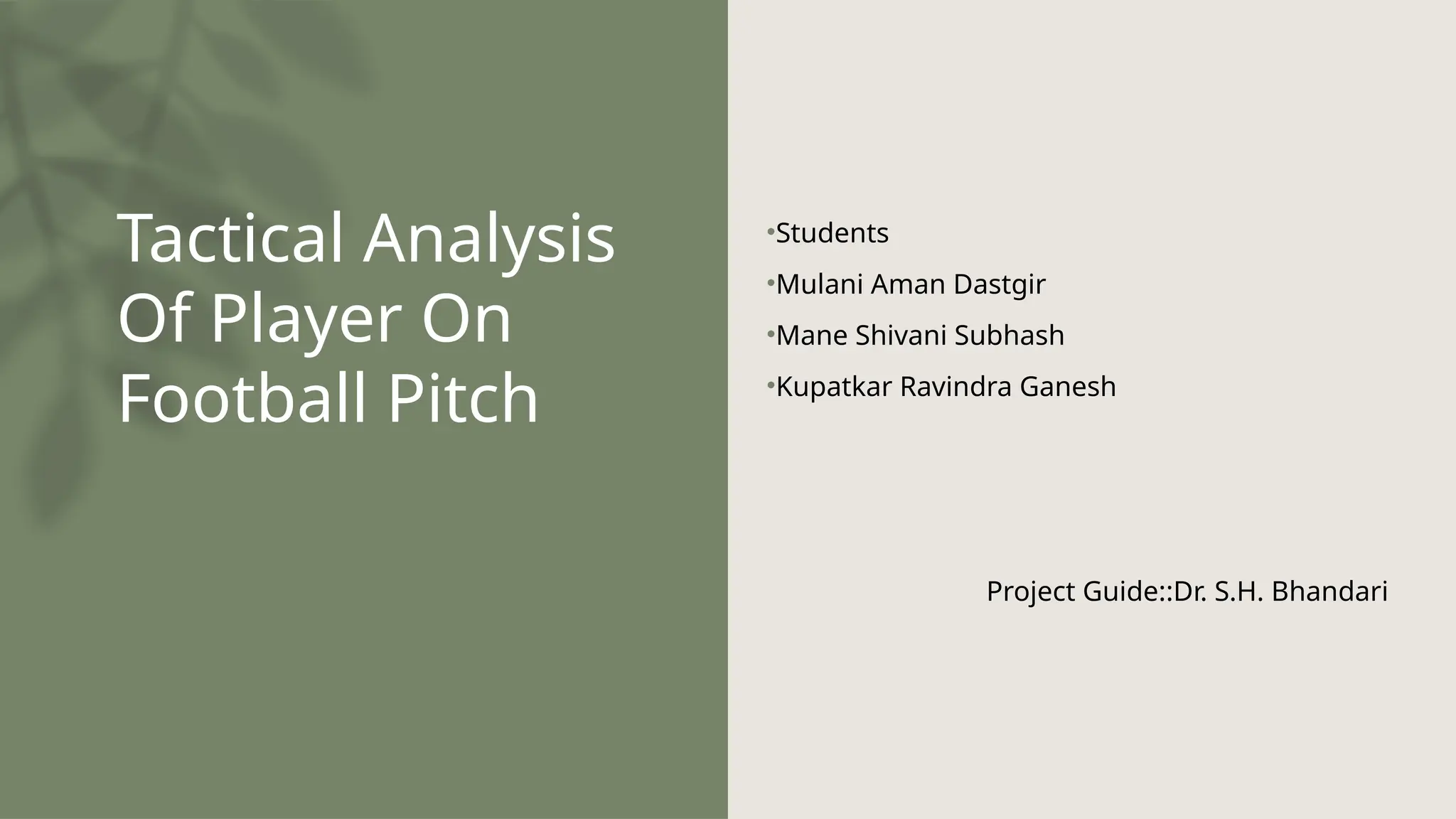 Tactical analysis of player position on football pitch.pptx