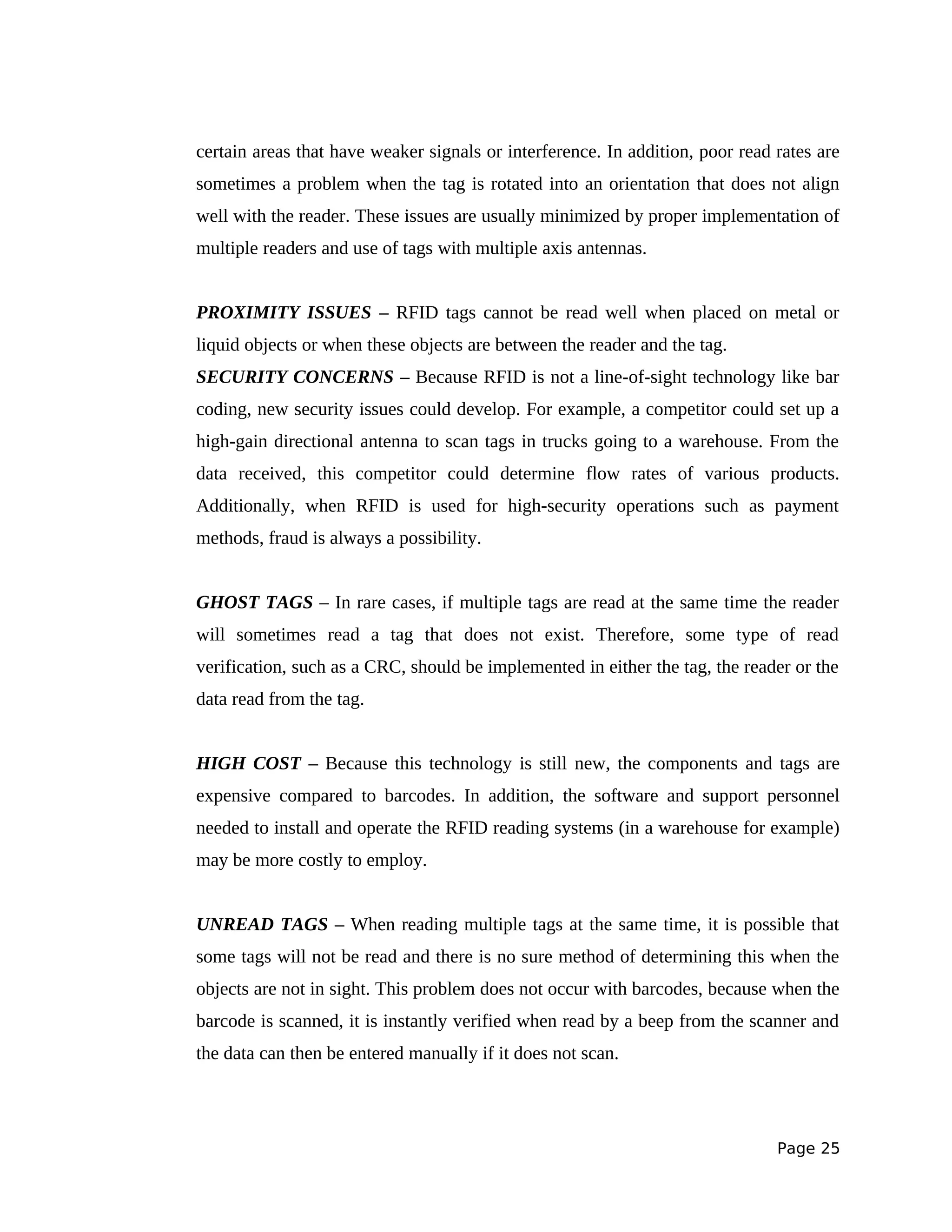 Project Proposal Sample: RFID on Warehouse Management System | PDF
