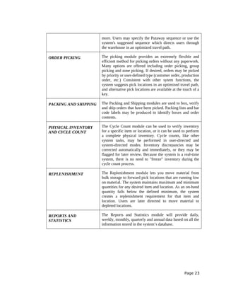 Project Proposal Sample: RFID on Warehouse Management System | PDF