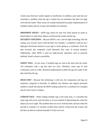 Project Proposal Sample: RFID on Warehouse Management System | PDF