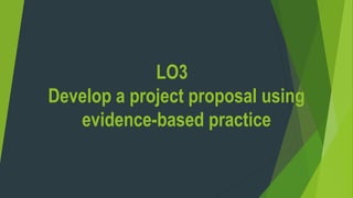 Project proposal and methods used | PPT