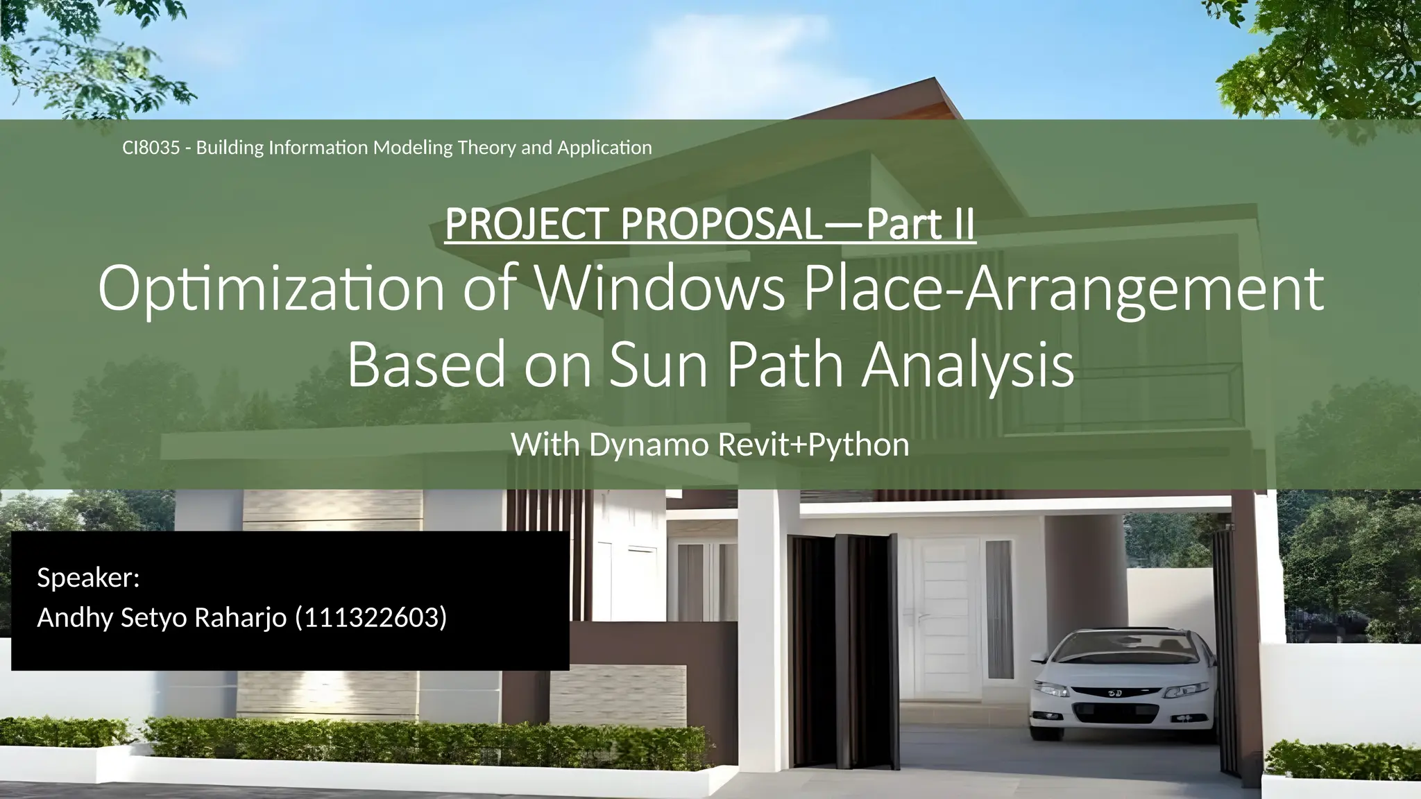 Revit dynamo application on sun direction affect on construction | PPTX