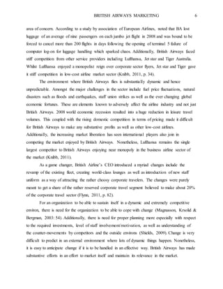 proposal for British Airways | DOCX