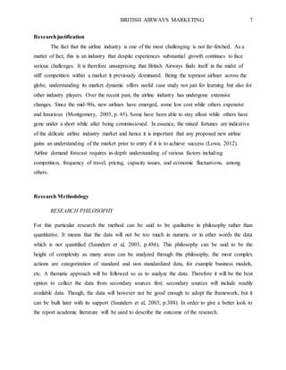 proposal for British Airways | DOCX