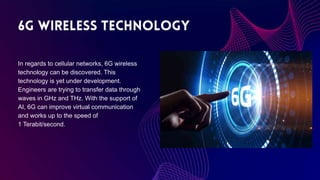 6th Generation of network Architecture (6G) | PPTX