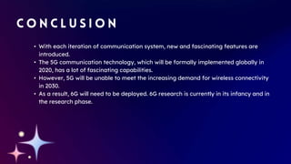 6th Generation of network Architecture (6G) | PPTX