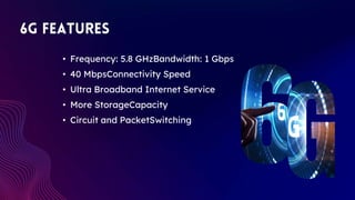 6th Generation of network Architecture (6G) | PPTX