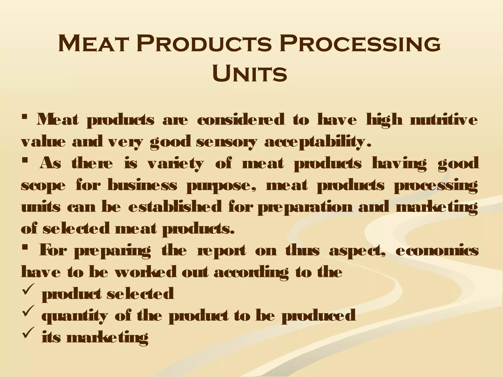 Project proposal designing for dairy and meat processing plant by Geeta ...