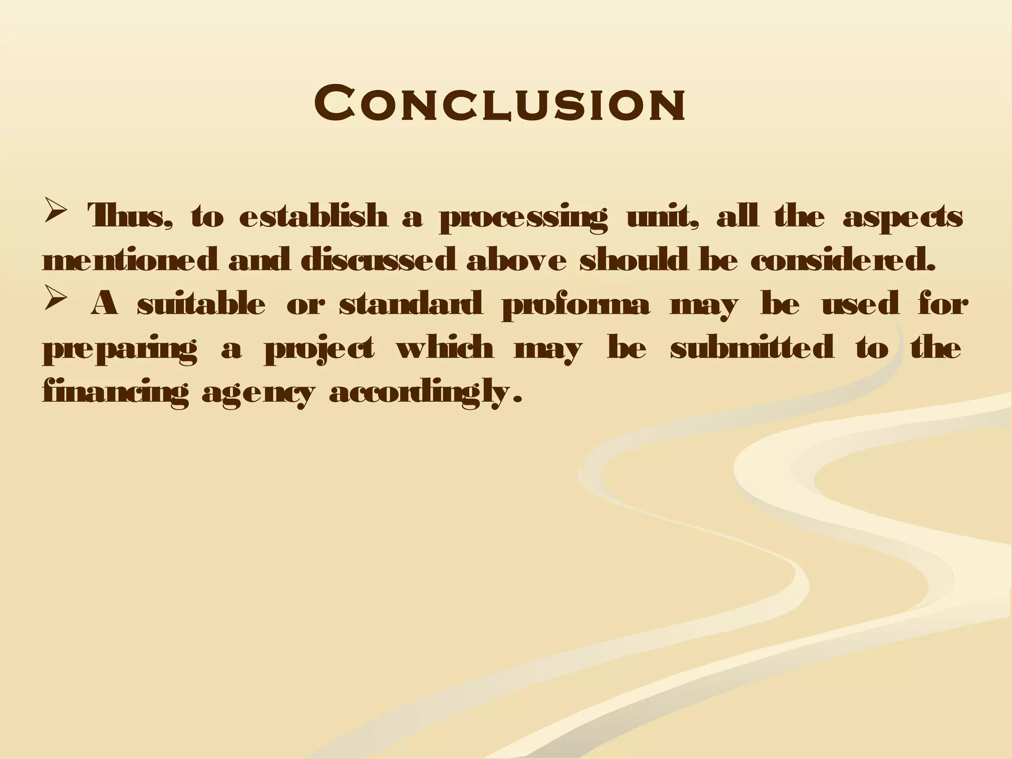 Project proposal designing for dairy and meat processing plant by Geeta ...