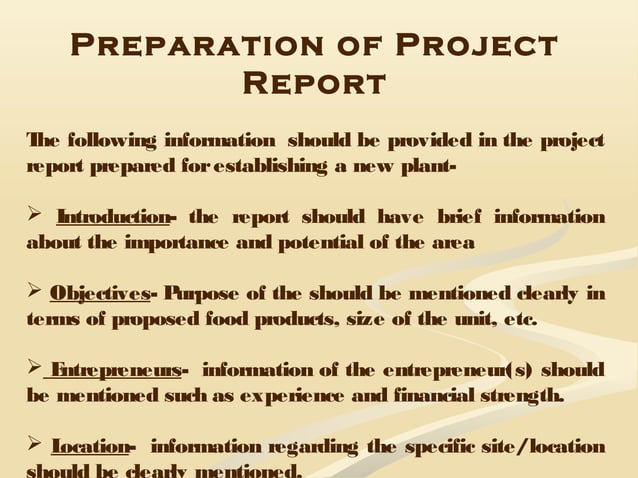 Project proposal designing for dairy and meat processing plant by Geeta ...