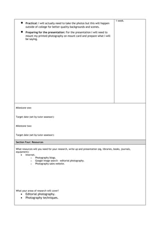 Project proposal form | PDF