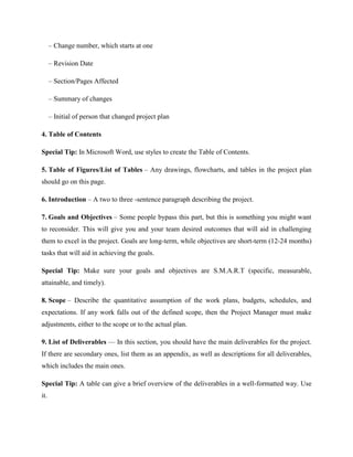 Project proposal format | DOCX