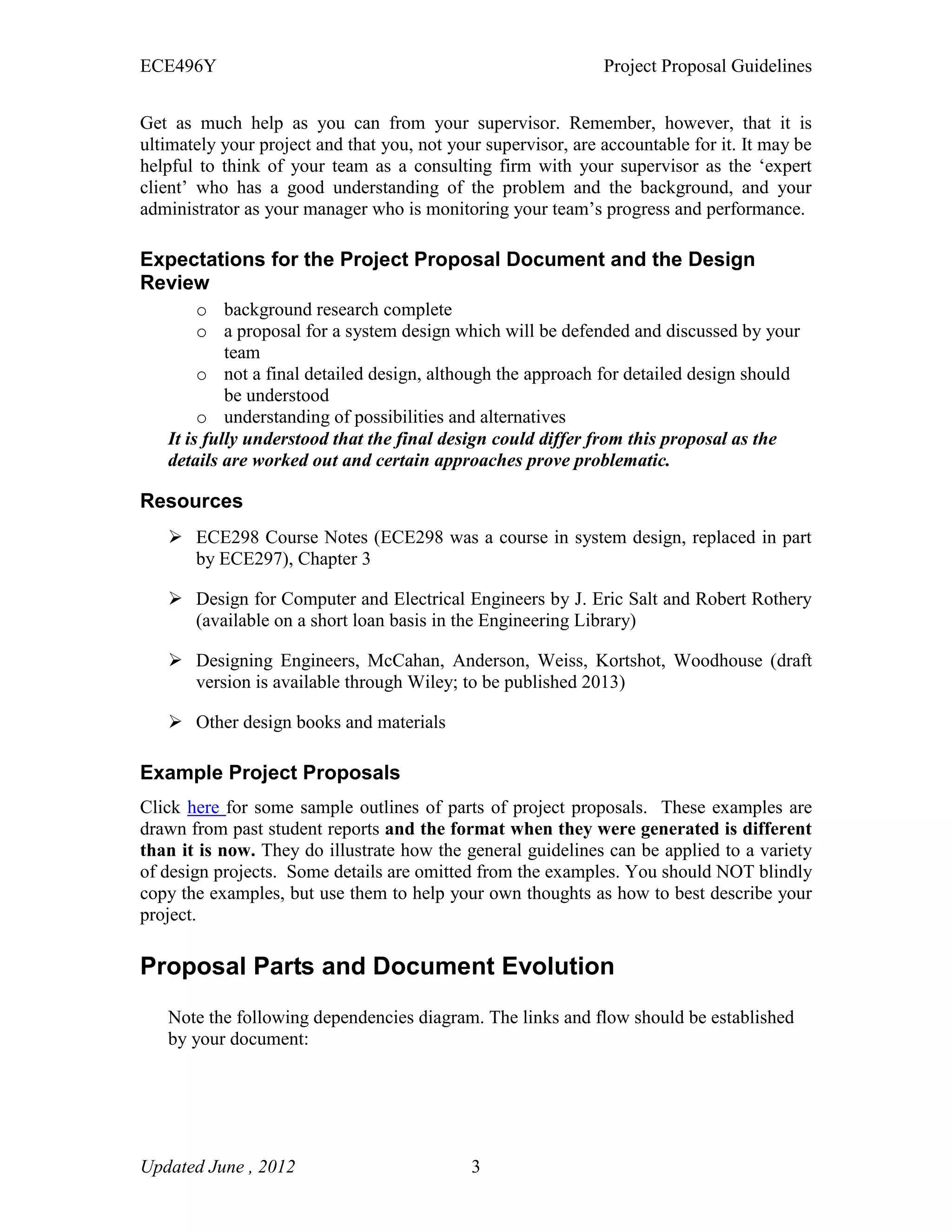 Project proposalguidelines | PDF