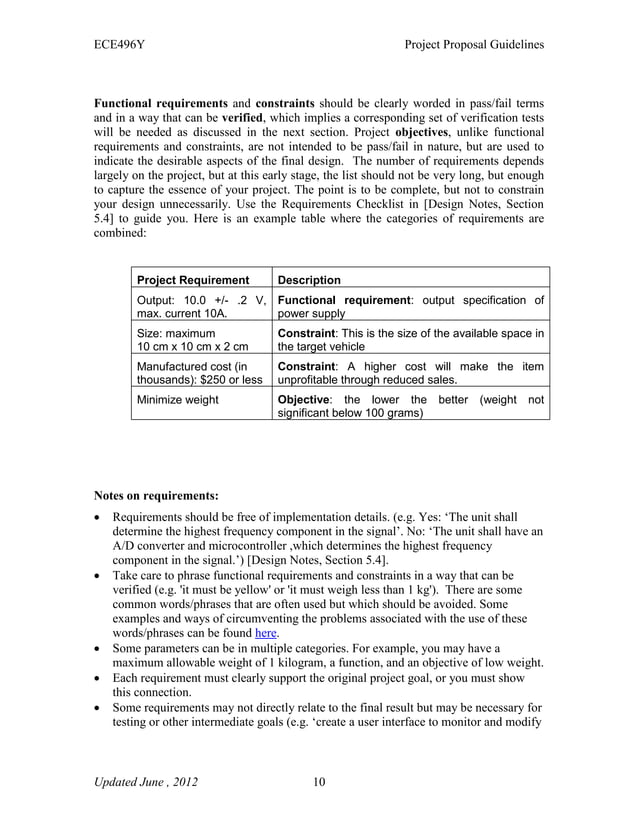 Project proposalguidelines | PDF