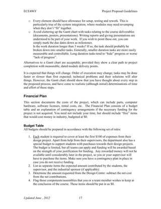 Project proposalguidelines | PDF