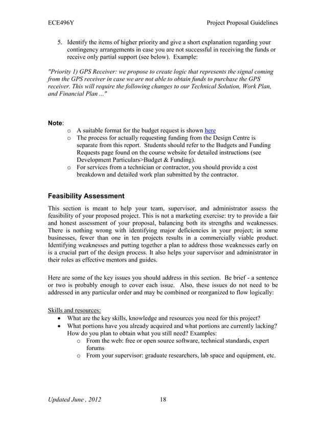 Project proposalguidelines | PDF