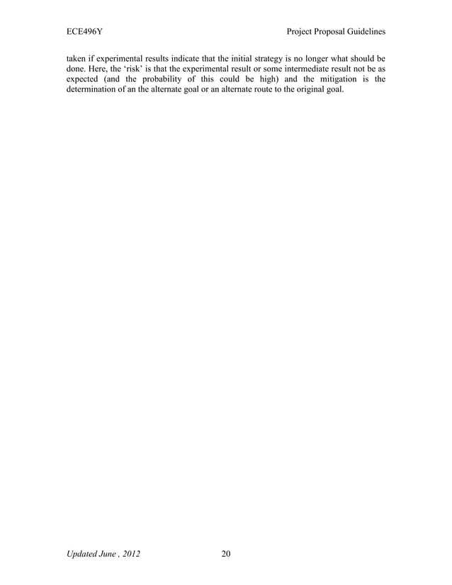 Project proposalguidelines | PDF