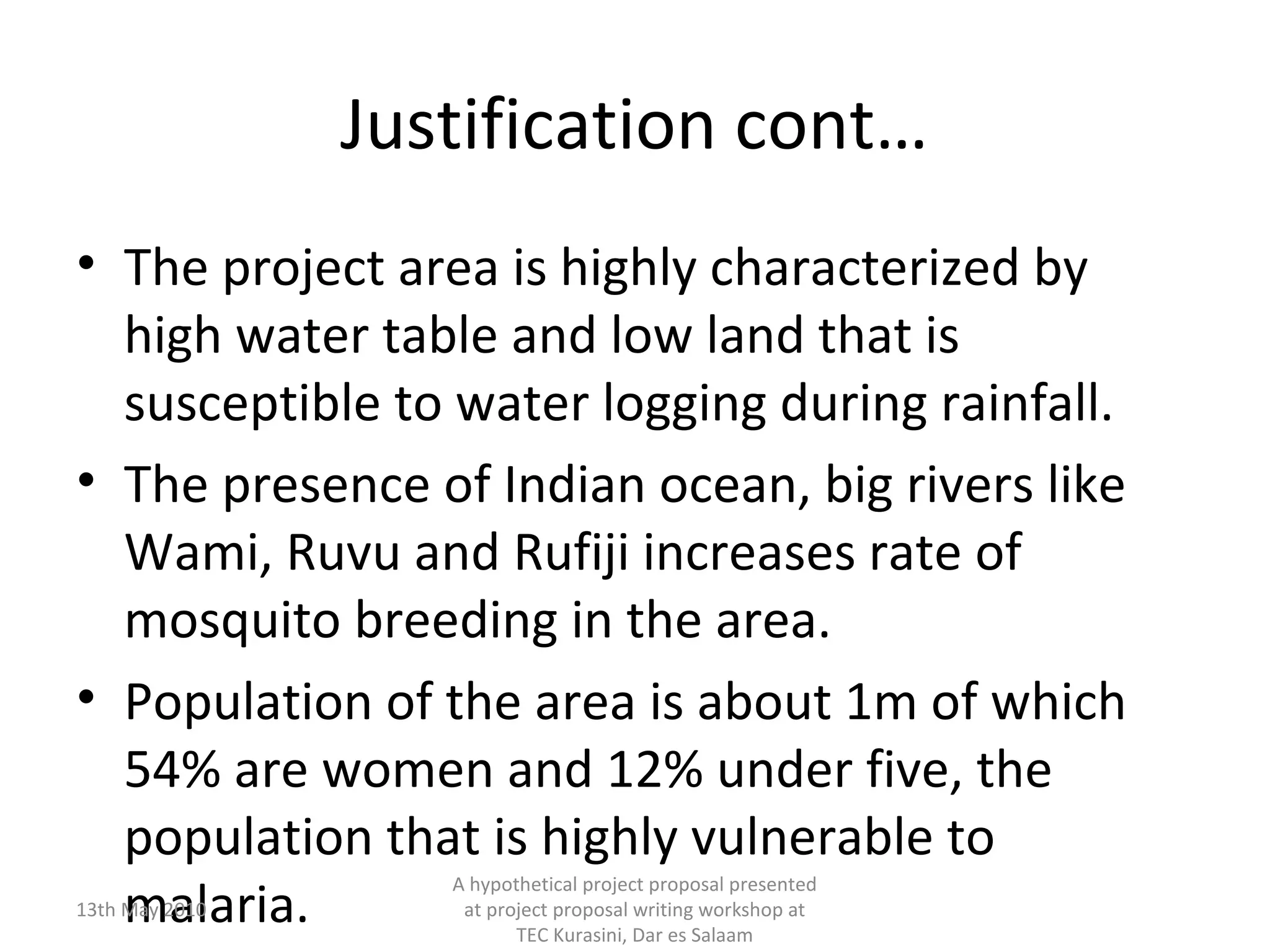 Sample of a Community Development project proposal writing | PPT