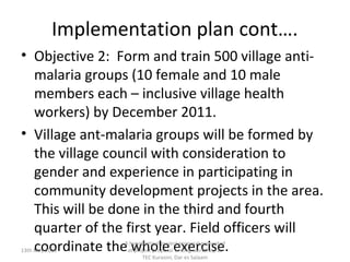 Sample of a Community Development project proposal writing | PPT