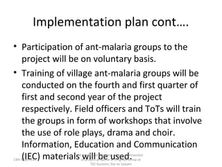 Sample of a Community Development project proposal writing | PPT