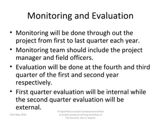 Sample of a Community Development project proposal writing | PPT