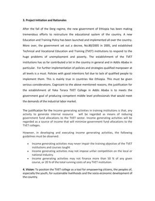 Project proposal on income generating 1 | DOCX