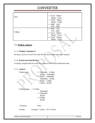 Project proposal oop | DOC