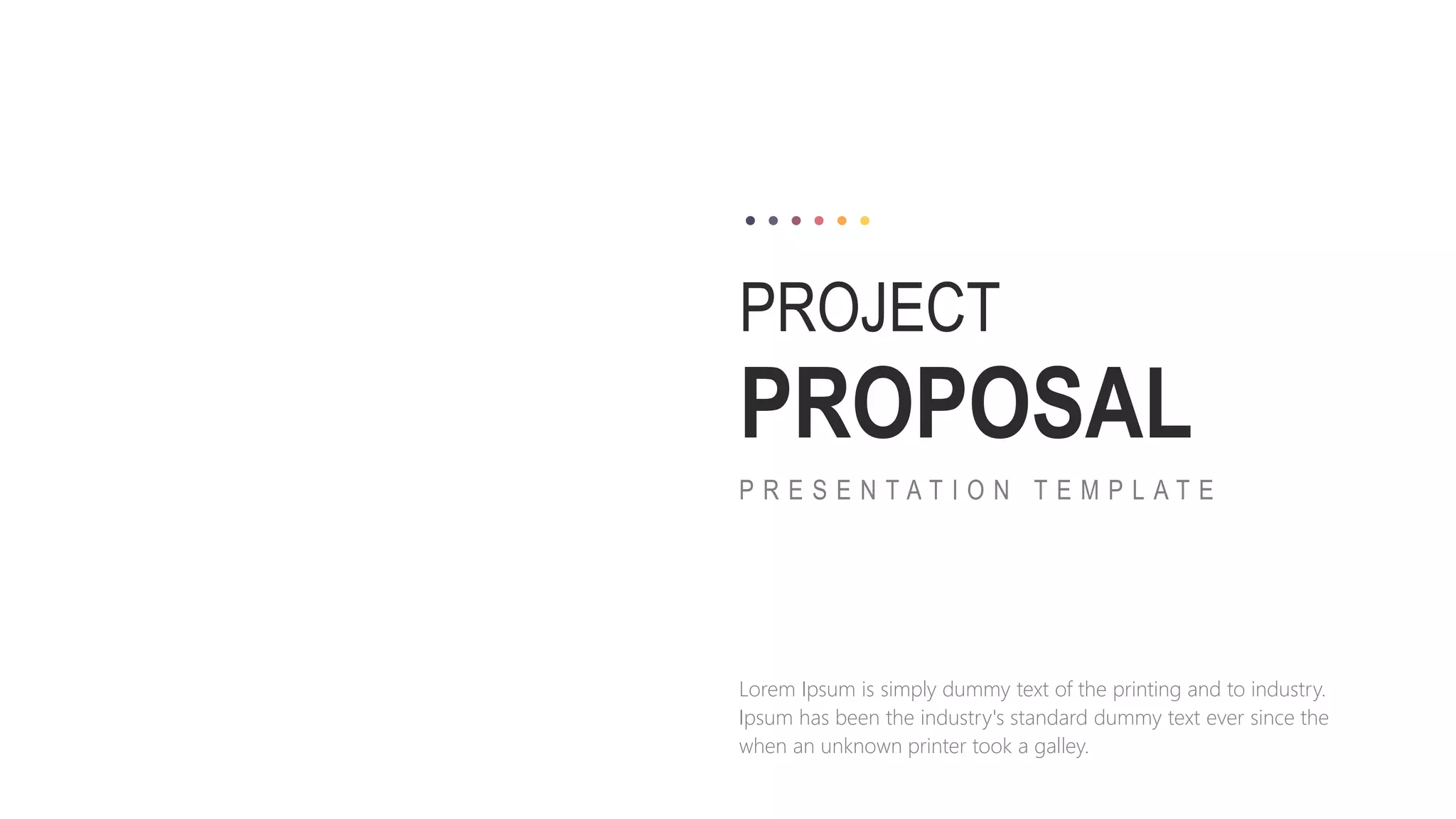 Project Proposal Presentation Template | PPTX
