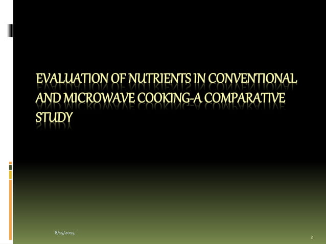 project proposal presentation a comparative study | PPT