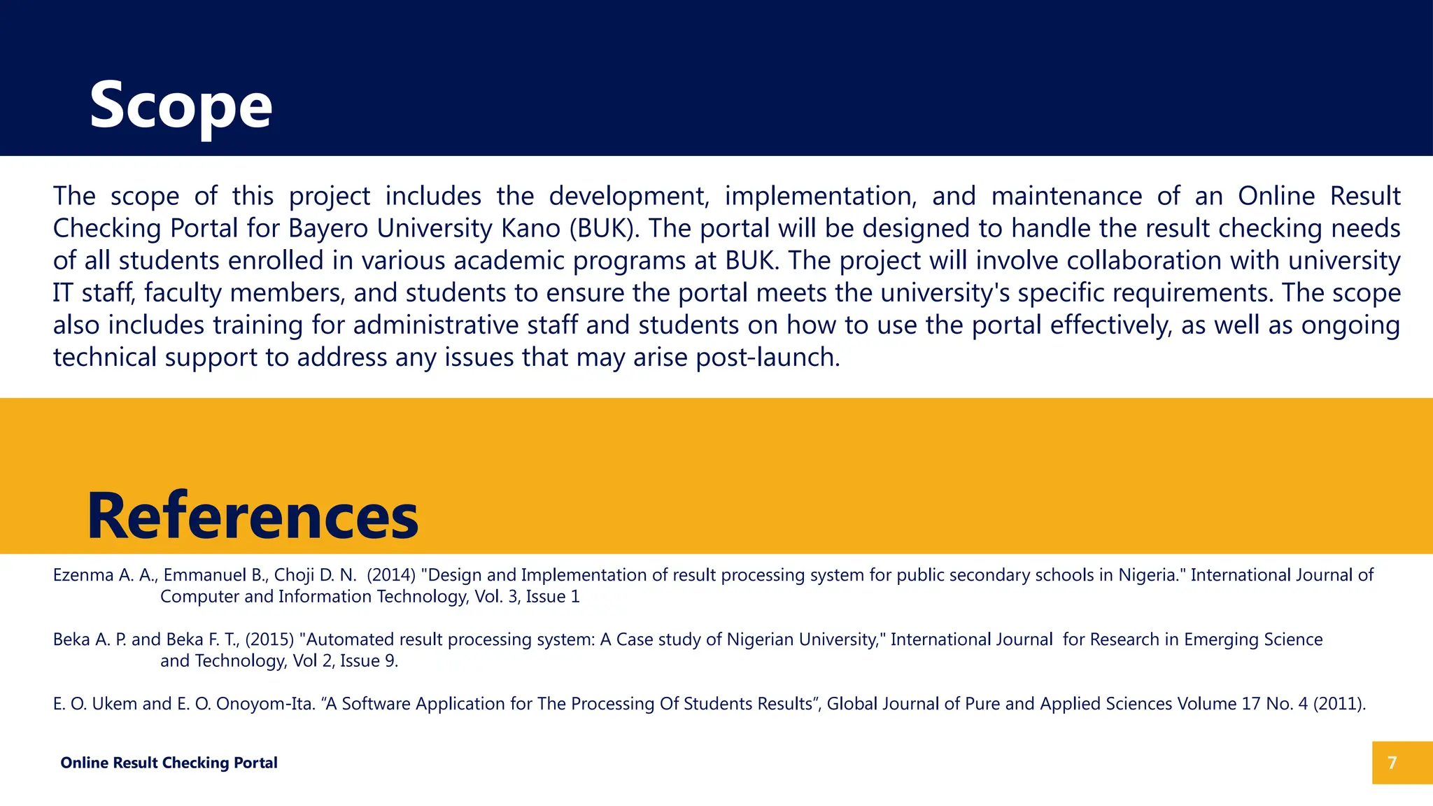 project proposal presentation for online result checking portal.pptx