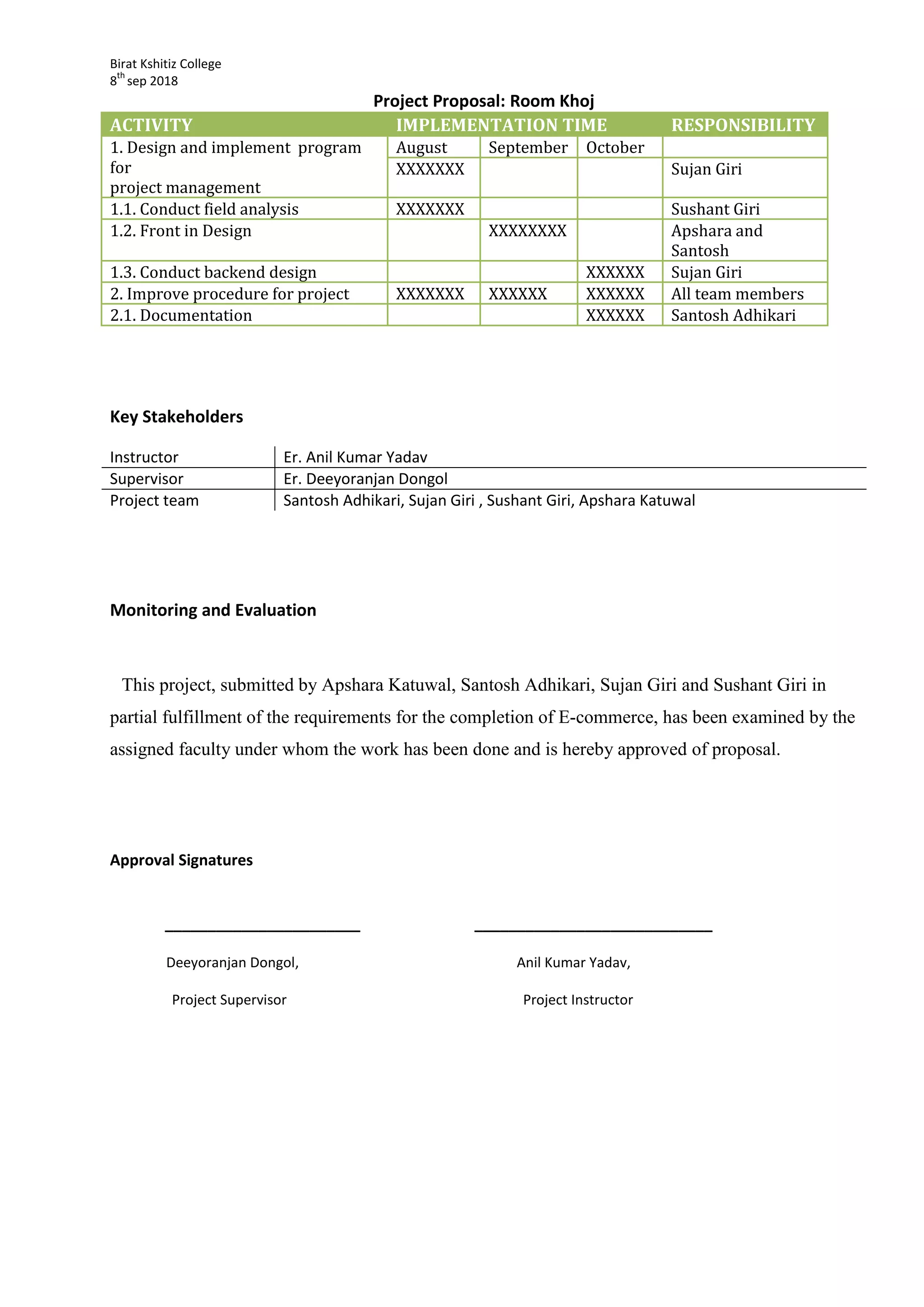 Project proposal template | PDF