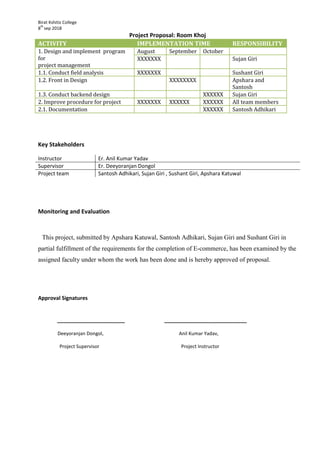 Project proposal template | PDF