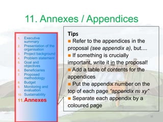 Project proposal writing civil engg | PPT