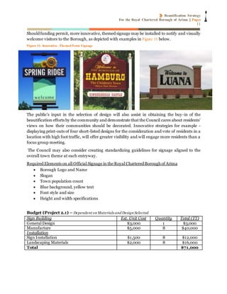 Arima Beautification Project | DOCX