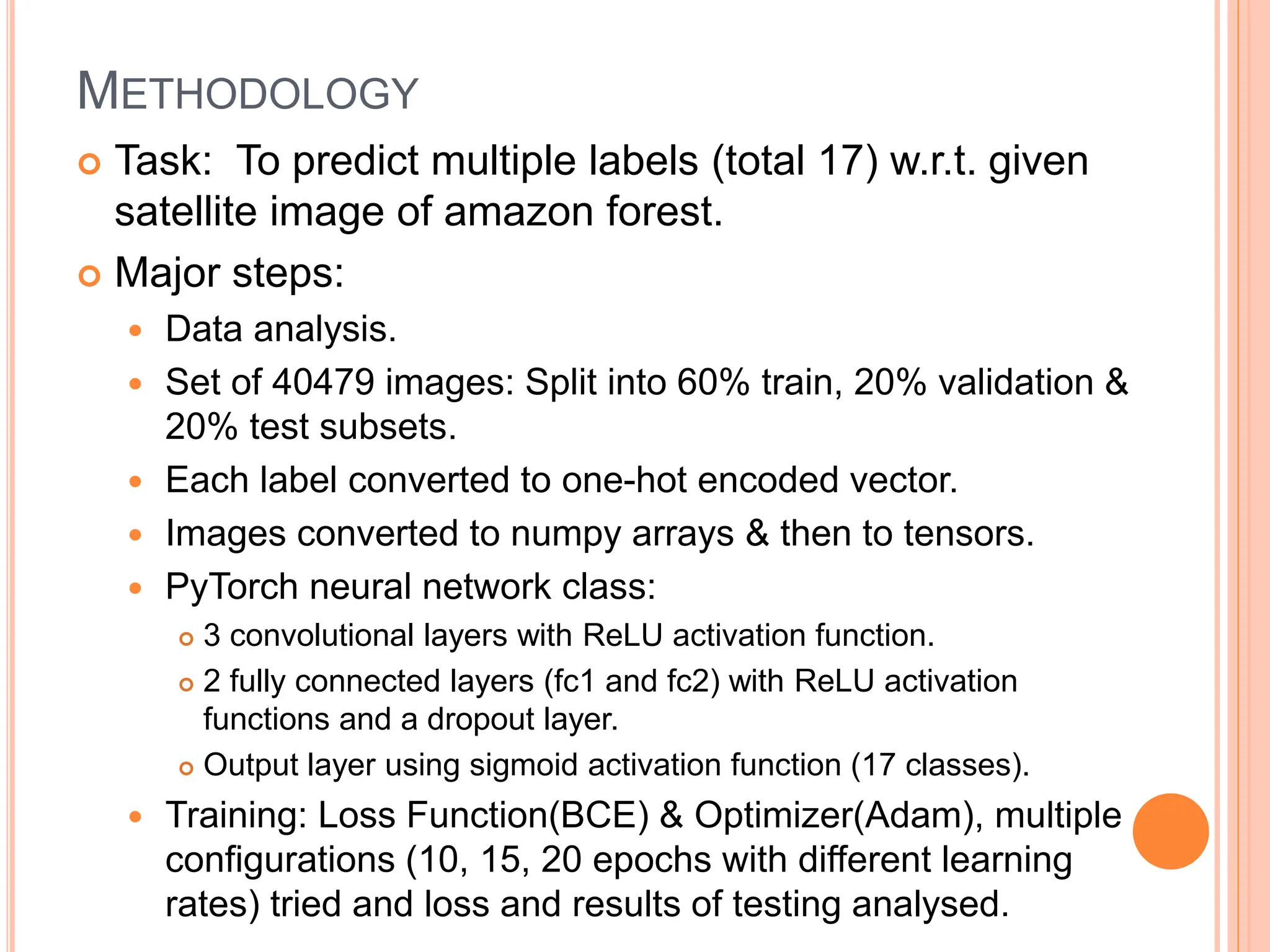 CNN for multilabel classification Amazon Forest.pptx CNN for multilabel classification Amazon Forest.pptx