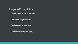 Project Quality control Progress .pptx