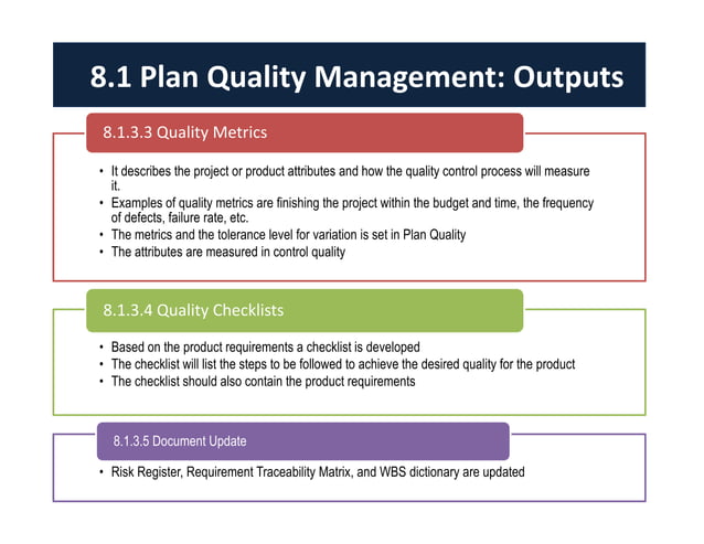 Project quality management | PDF
