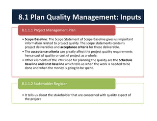 Project quality management | PDF
