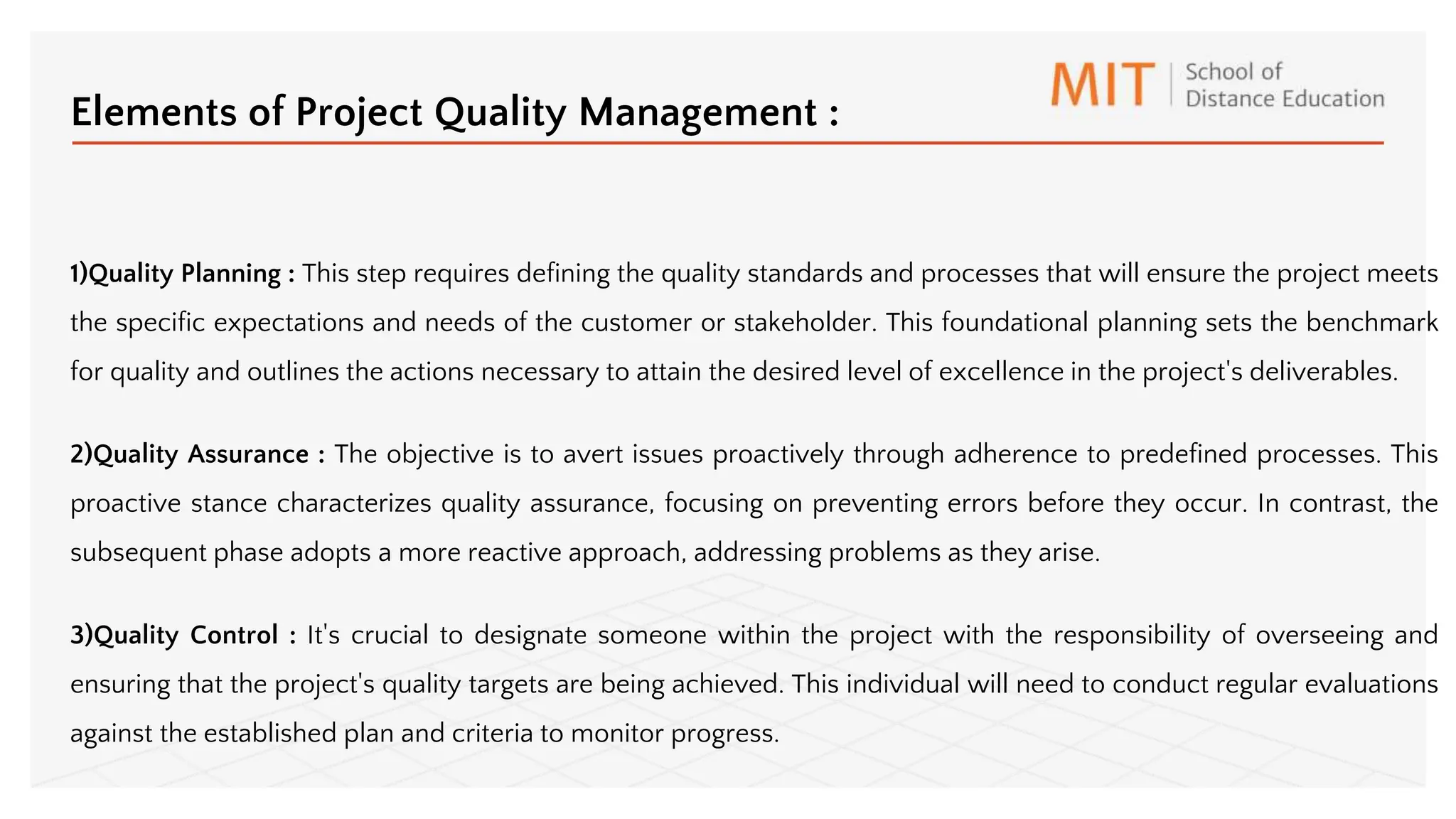 Project Quality management in Project Management | PPTX