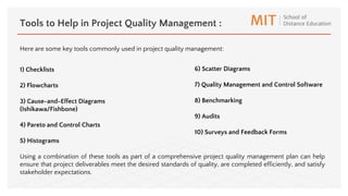 Project Quality management in Project Management | PPT